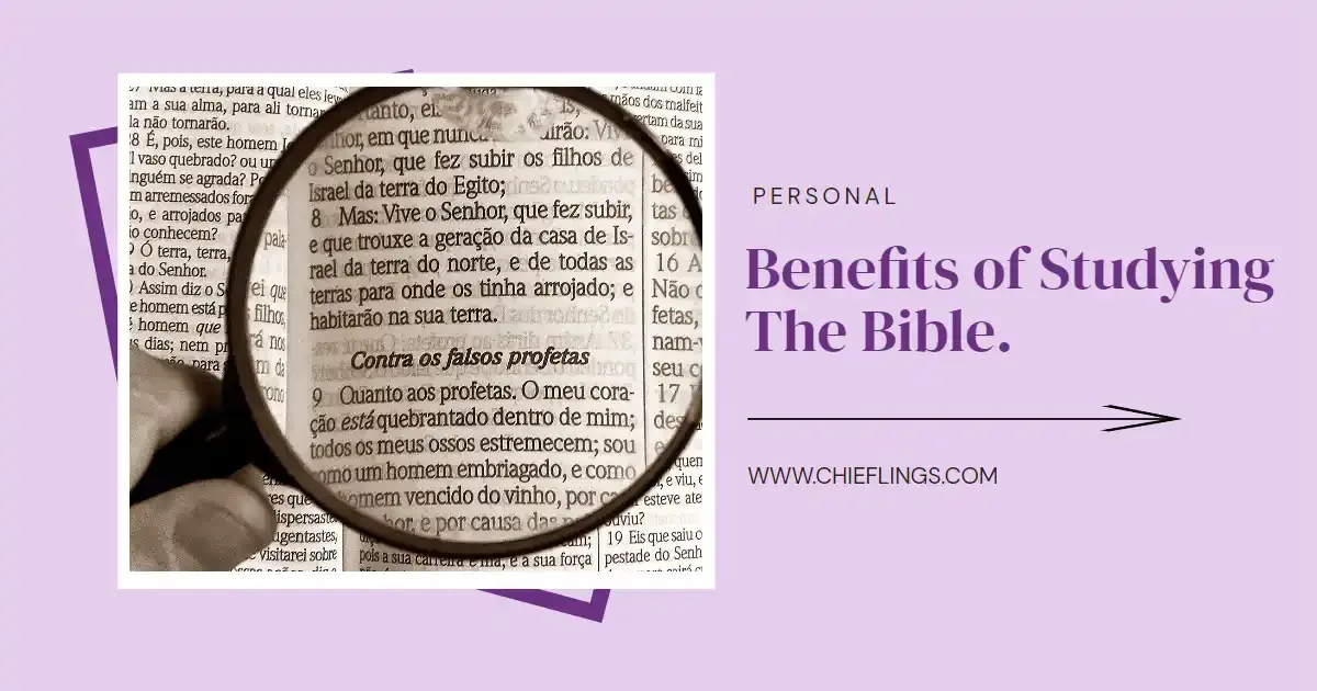 7 Personal Benefits Of Studying The Word Of God According To The Bible ...