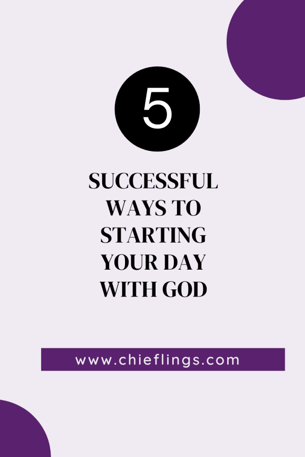 Creating A Morning Routine With God In A Busy World - 5 Successful Ways ...
